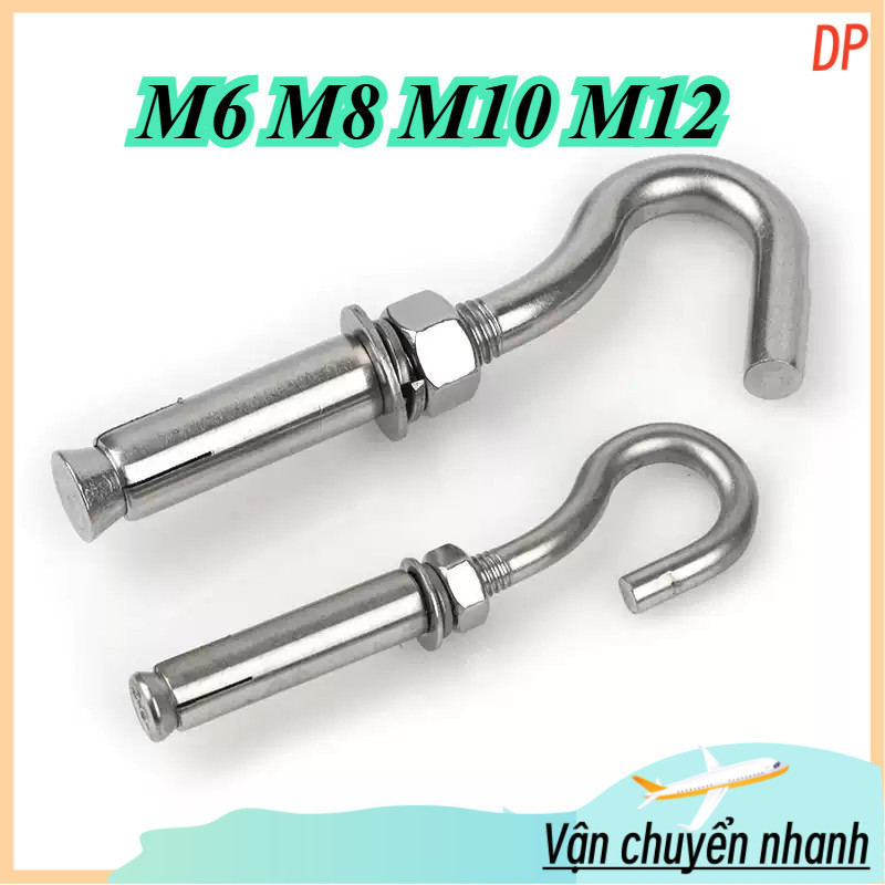 Tắc Kê Móc, Bulong Nở Móc Câu Inox 304 - Dùng Treo Đồ, Mắc Võng, Căng ...