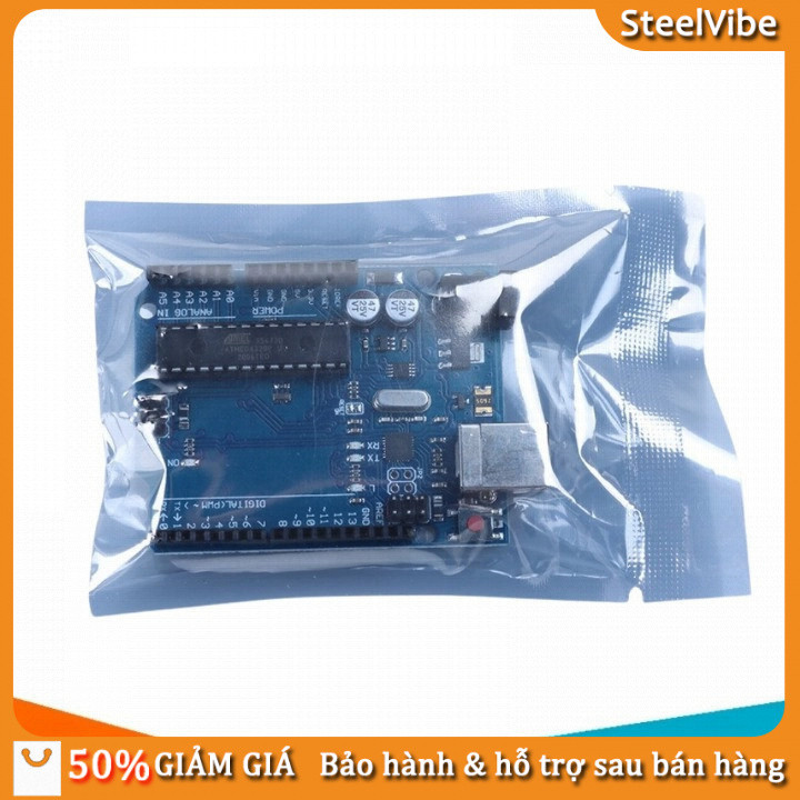 【Ready】KIT Mạch Arduino Uno R3 vi điều khiển ATmega328 Có Kèm Dây Cáp ...