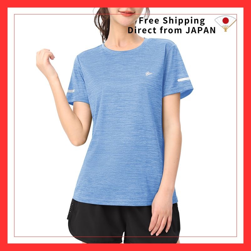[TACVASEN] Women's Short Sleeve T-Shirt Sweat-Absorbing Quick-Dry ...