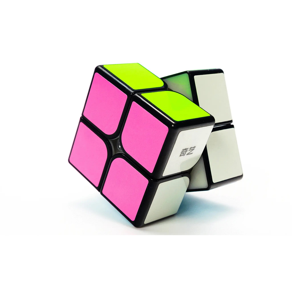 Glow in the Dark Cube QiYi Fluorescent 2x2 Cube Professional Black ...