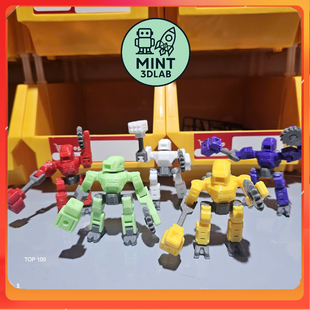 Mô hình đồ chơi in 3D lắp ráp Robot Dreadnought Mecha AZ4 siêu ngầu ...