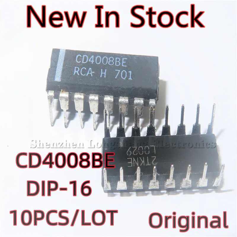 10 Cái / lốc CD4008BE CD4008 DIP-16 TC4008BP MC14008B HEF4008BP ic chip ...