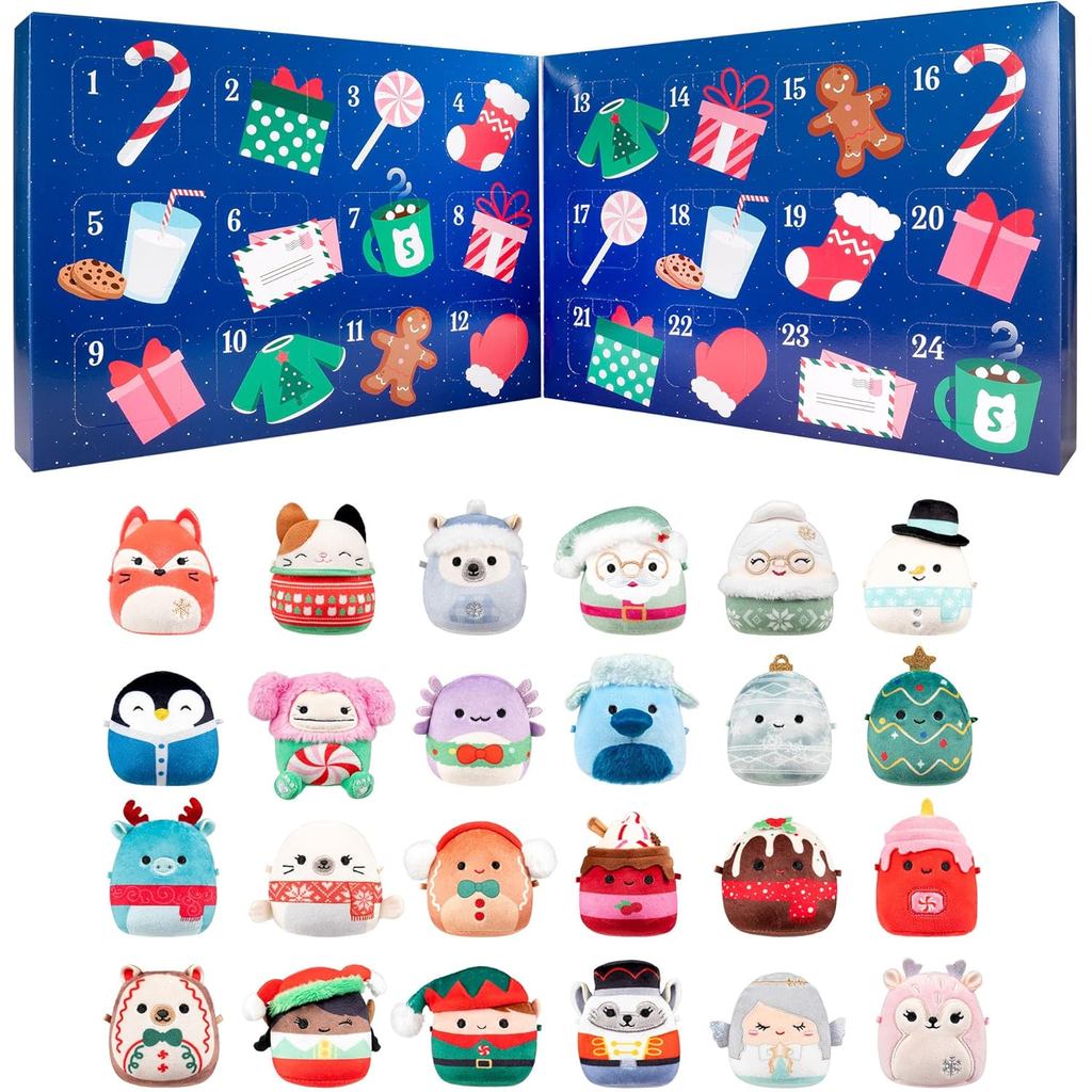 2D AcrylicChristmas Lịch Mùa Vọng 24 Ngày Với 24 Đồ Chơi Squishmallows ...