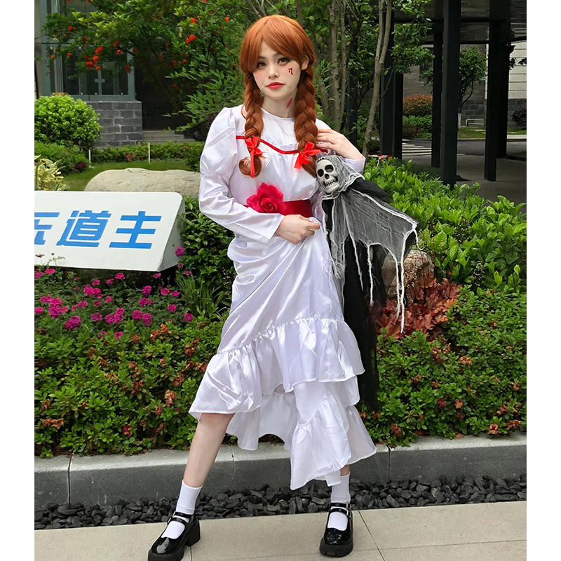 Halloween Cosplay Trang Phục Annabelle cho Người lớn và Trẻ em, Quỷ Búp ...