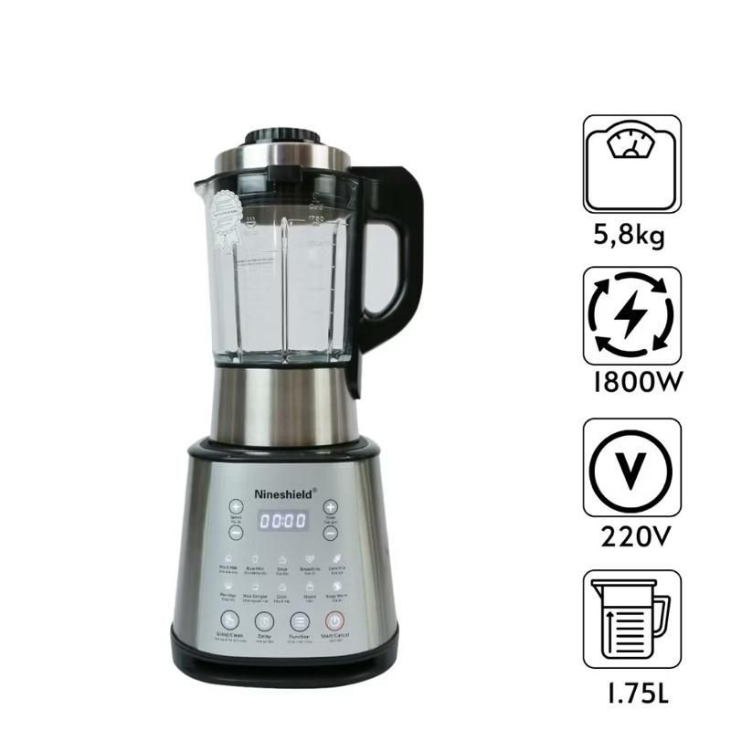 Máy làm sữa hạt Nineshield cảm ứng, bảo hành 12 tháng chính hãng , 14 ...