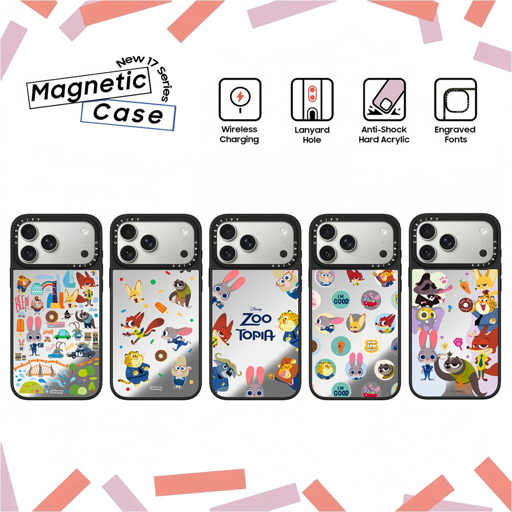 CASETi Zootopia 2 Judy Nick Nhựa Cứng Acrylic Gương Dành Cho iPhone 17 ...
