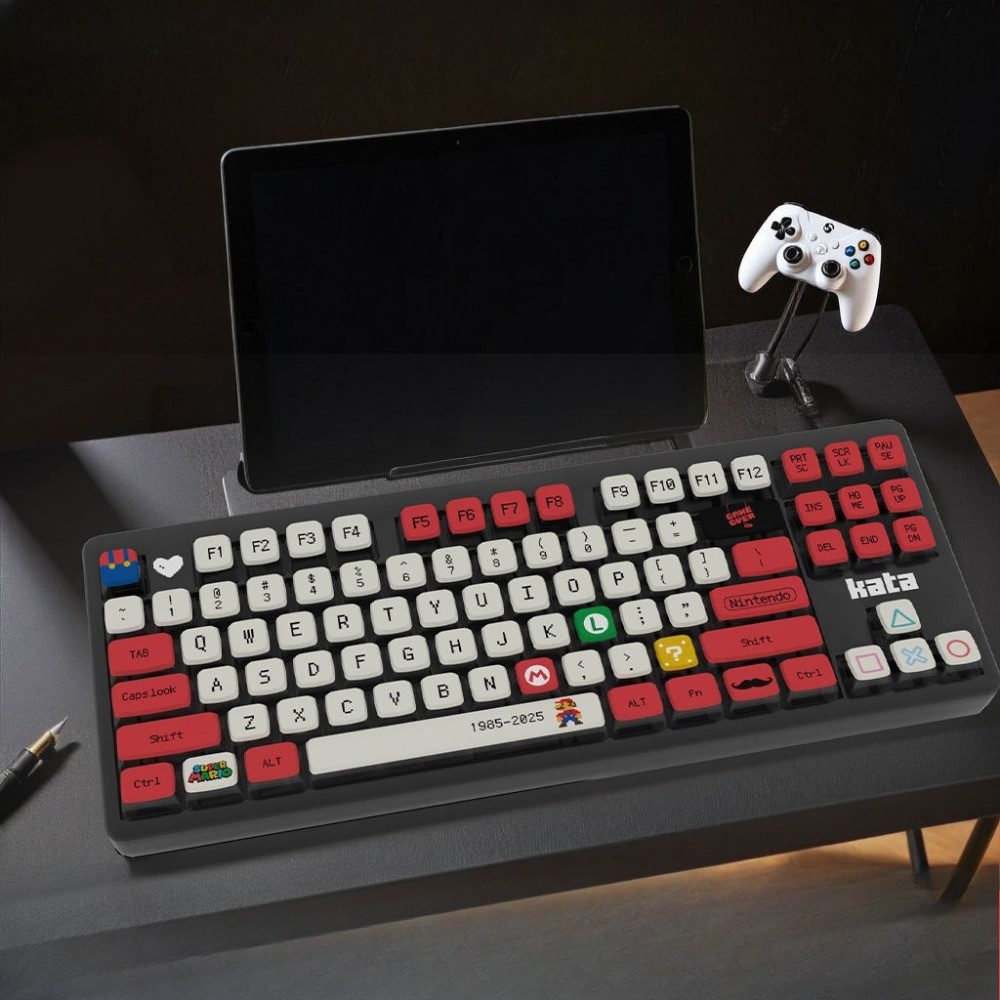 Mario Keycaps 125 Phím SA Profile PBT Truyền ánh sáng bốn mặt Wooting ...