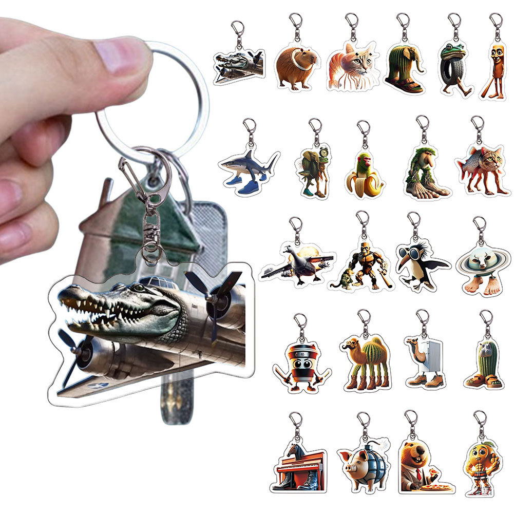 Key Chain Tralalero Tralala Tung Tung Tung Sahur Brr Brr Patapim Meme ...