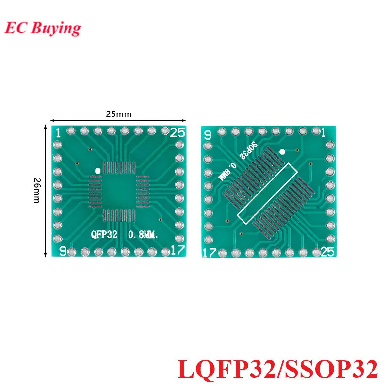 10 Cái / 1 Cái LQFP32 SSOP32 FQFP32 TQFP32 Bộ Chuyển Đổi Ban PCB ...