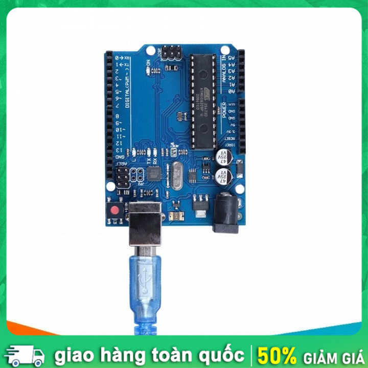【Ready】Mạch Arduino Nano UNO R3 UNO R3 / Chip 16Mhz vi điều khiển Có ...