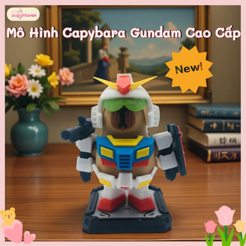 Mô Hình Capybara Gundam Cao Cấp, Đồ Chơi Từ Tính 3D Tháo Rời Lắp Ghép ...