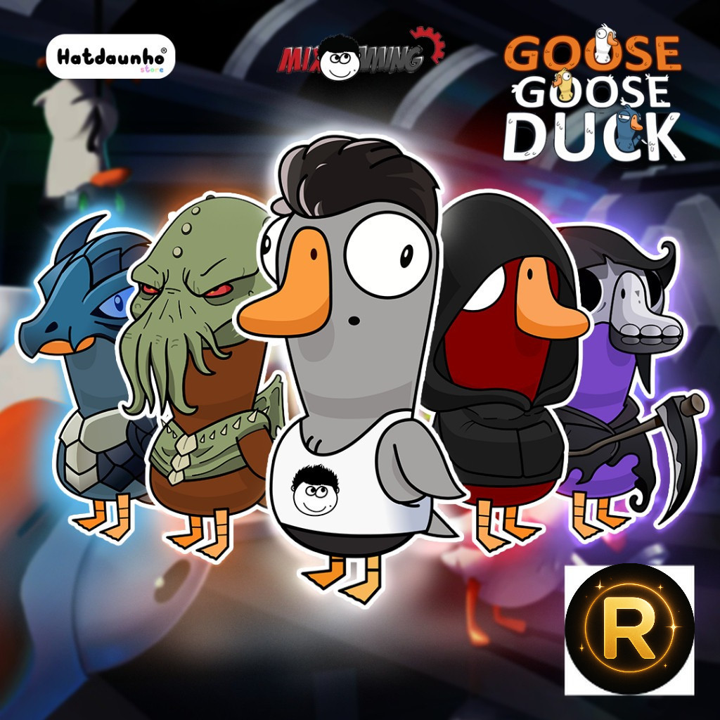 Móc khóa vịt Goose Goose Duck, móc khóa vịt Mixi.Mixi Gaming, Độ Mixi ...