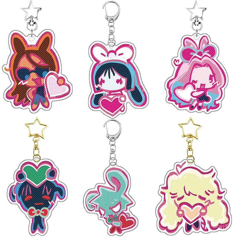 Alien Stage Anime Sua Till Ivan Hyuna Mizi Luka Acrylic Keychain Cute ...