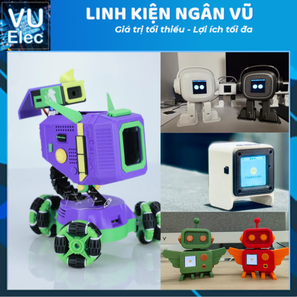 Vỏ Robot Otto AI – 3D Case dành cho dự án Xiaozhi / ESP32 / Robot học ...