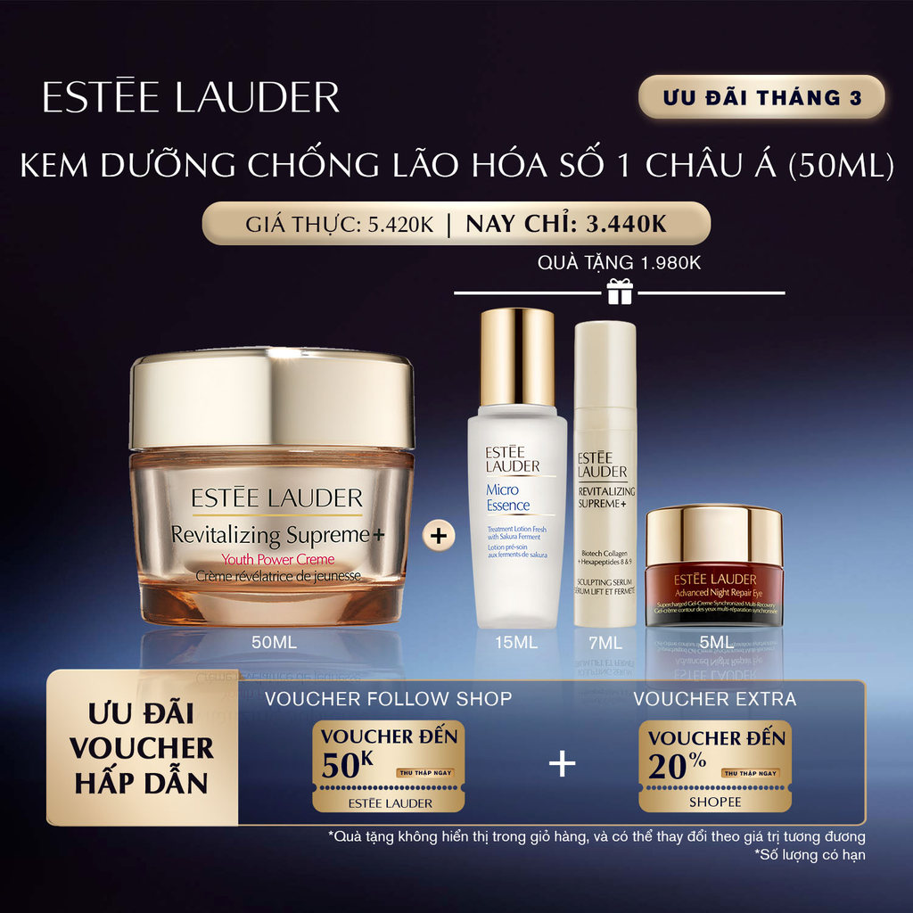 Kem dưỡng Collagen ngăn ngừa lão hóa Estee Lauder Revitalizing Supreme+ ...