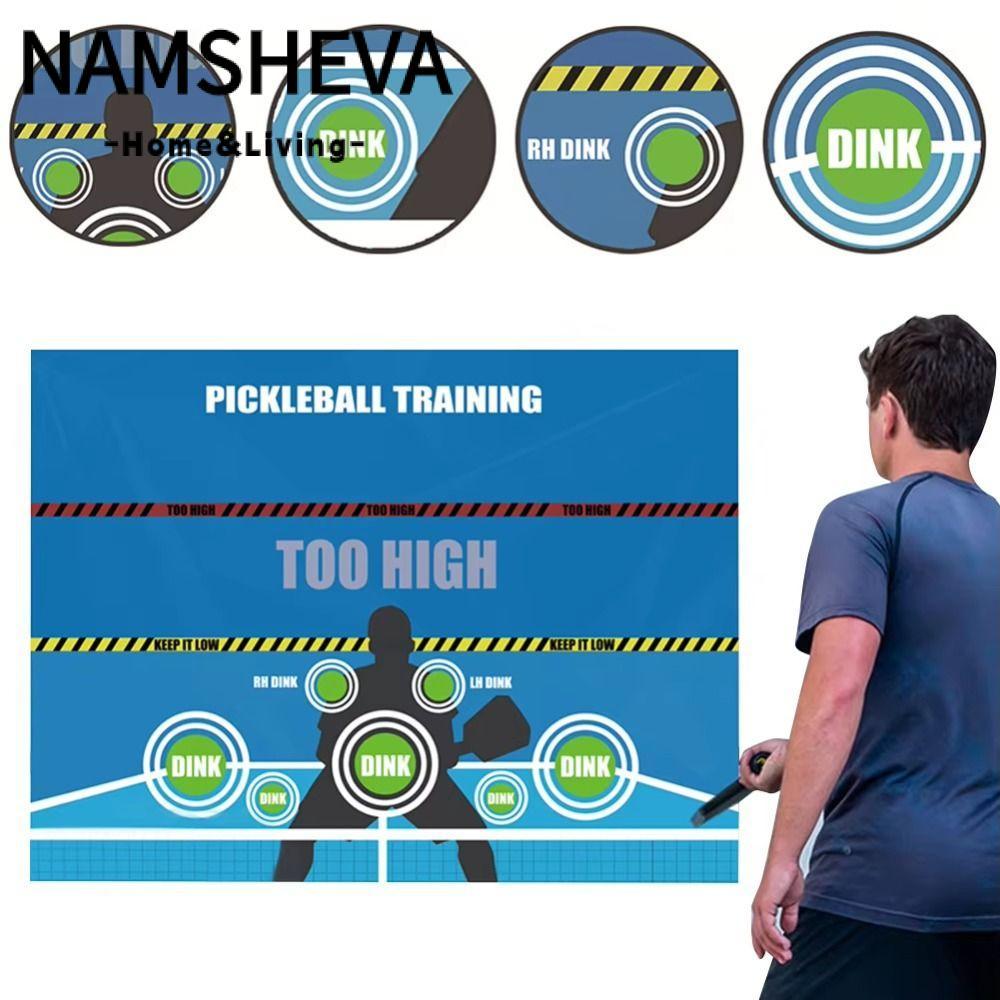 NAMSHEVA Bảng Luyện Tập Pickleball 120x90cm, Giấy Poster Mat, Hỗ Trợ ...