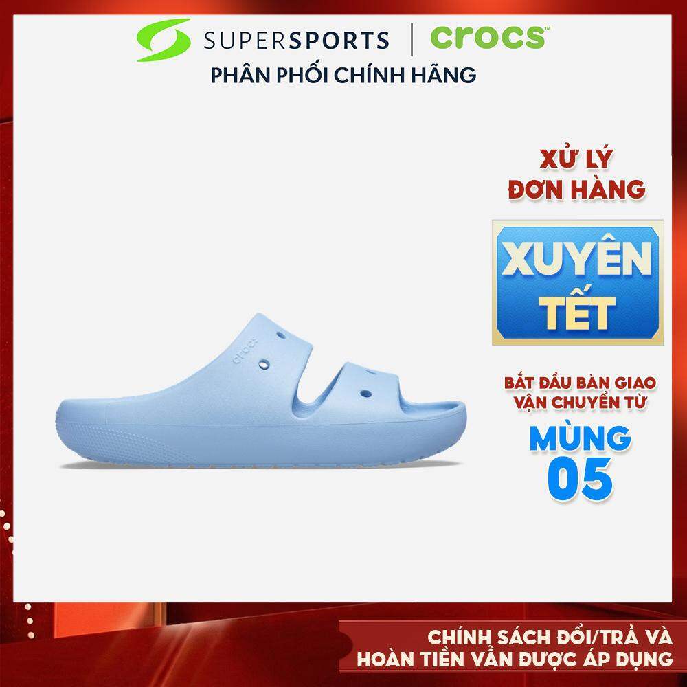 Dép Quai Ngang Unisex Crocs Classic V2 - Xanh Dương - 209403-4NS ADS04 ...