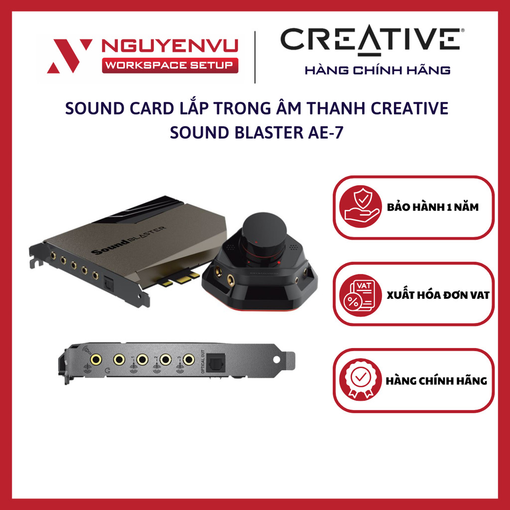 [NEW GÍA TỐT] Soud Card lắp trong Âm Thanh Creative Sound Blaster AE-7 ...