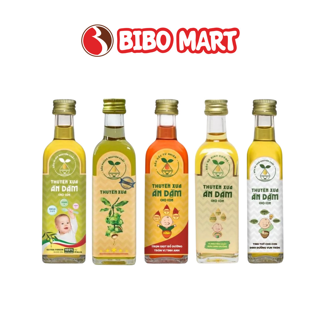 [KOL] Dầu Ăn Dặm Cho Bé Thuyền Xưa Nhiều Vị Thành Phần Tự Nhiên An Toàn ...