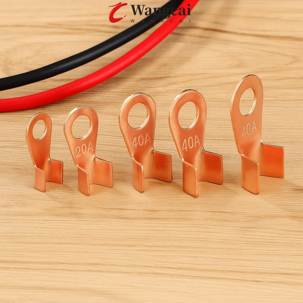 WANGMCAI Crimp Terminals, OT Type Red Copper Wire Terminal, Sheet ...