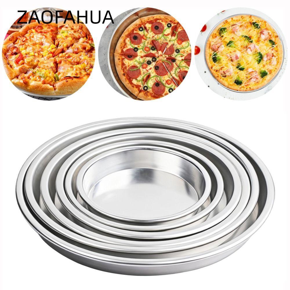 Chảo nướng bánh Pizza ZAOFAHUA, Khay nướng tròn bằng hợp kim nhôm, Khay ...