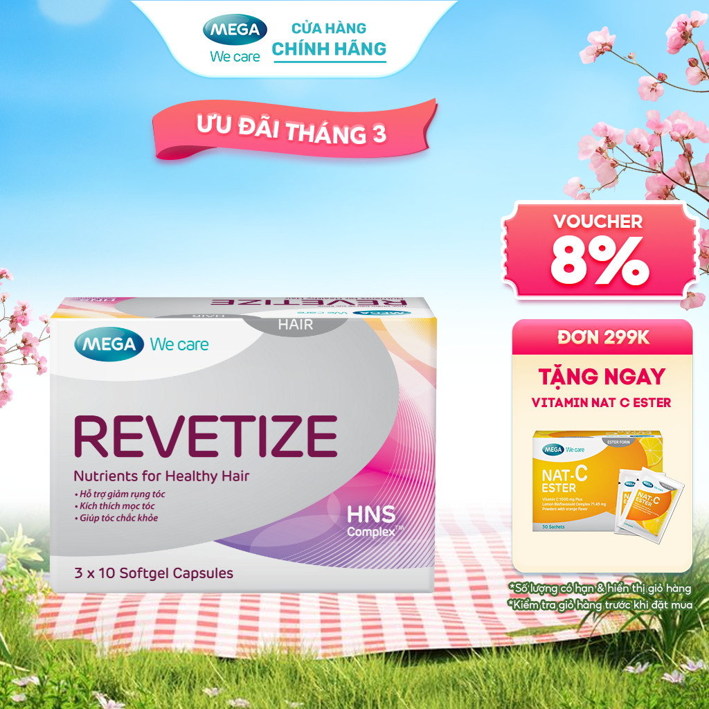 Viên uống cải thiện tình trạng rụng tóc và duy trì mái tóc khỏe đẹp ...