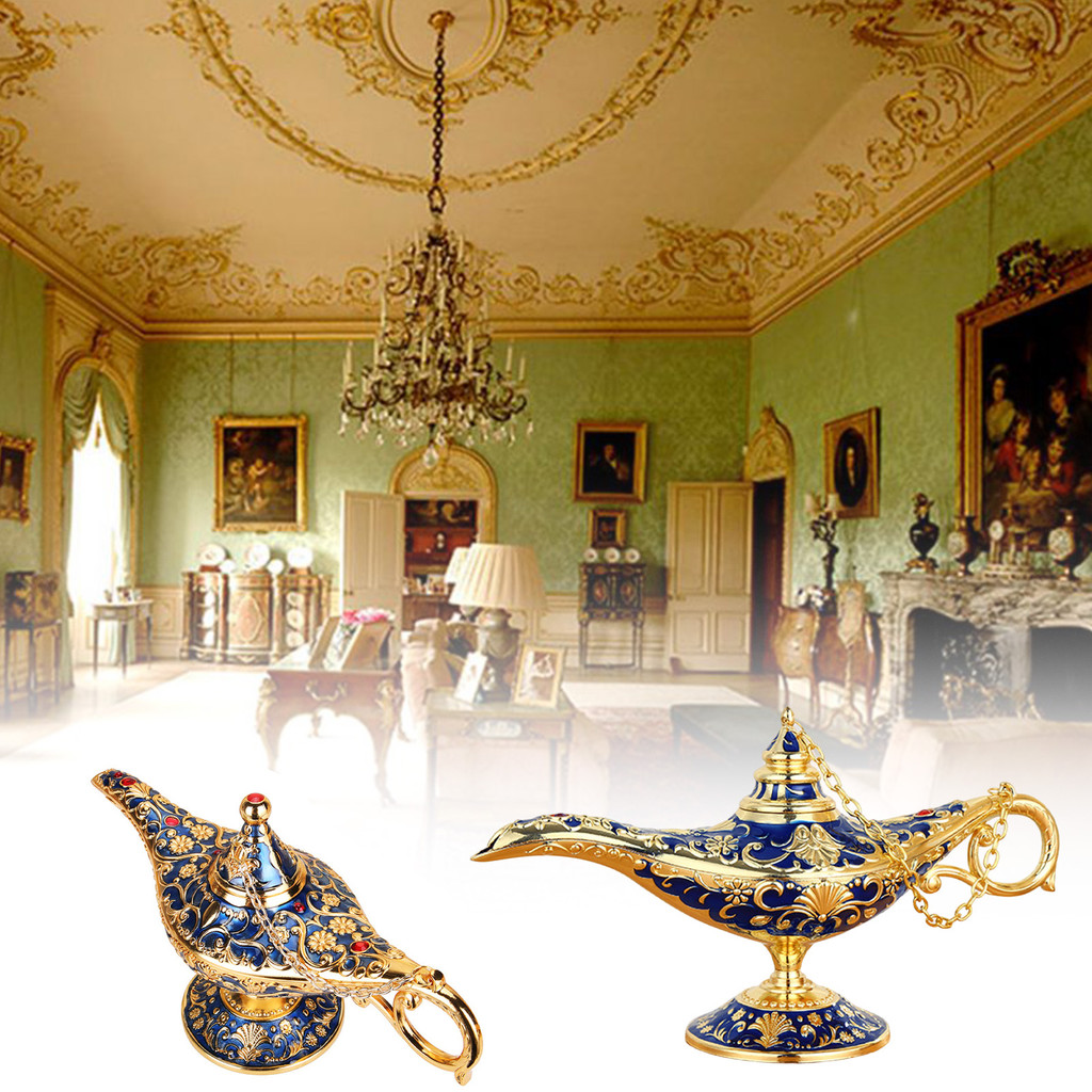 Đồ trang trí đèn ma thuật của Aladdin sưu tập Đạo cụ Ả Rập cổ điển hiếm ...