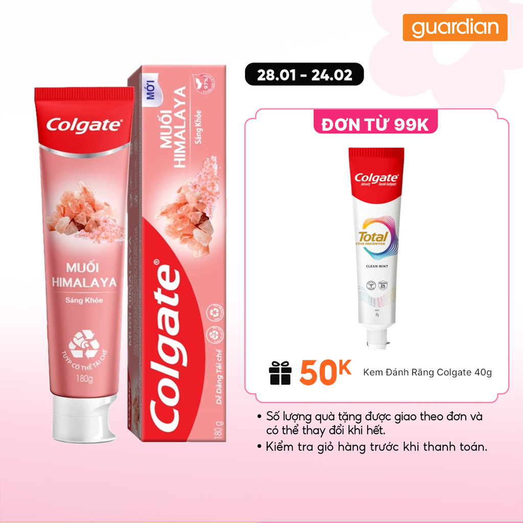 Kem Đánh Răng Colgate Natural Himalayan Salt 180G | Shopee Việt Nam