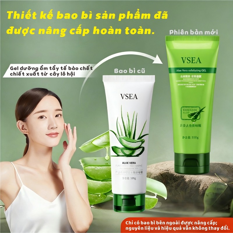 Gel Nha Đam VSEA Chính Hãng: Làm Sạch Sâu, Dưỡng Ẩm, Tẩy Tế Bào Chết ...