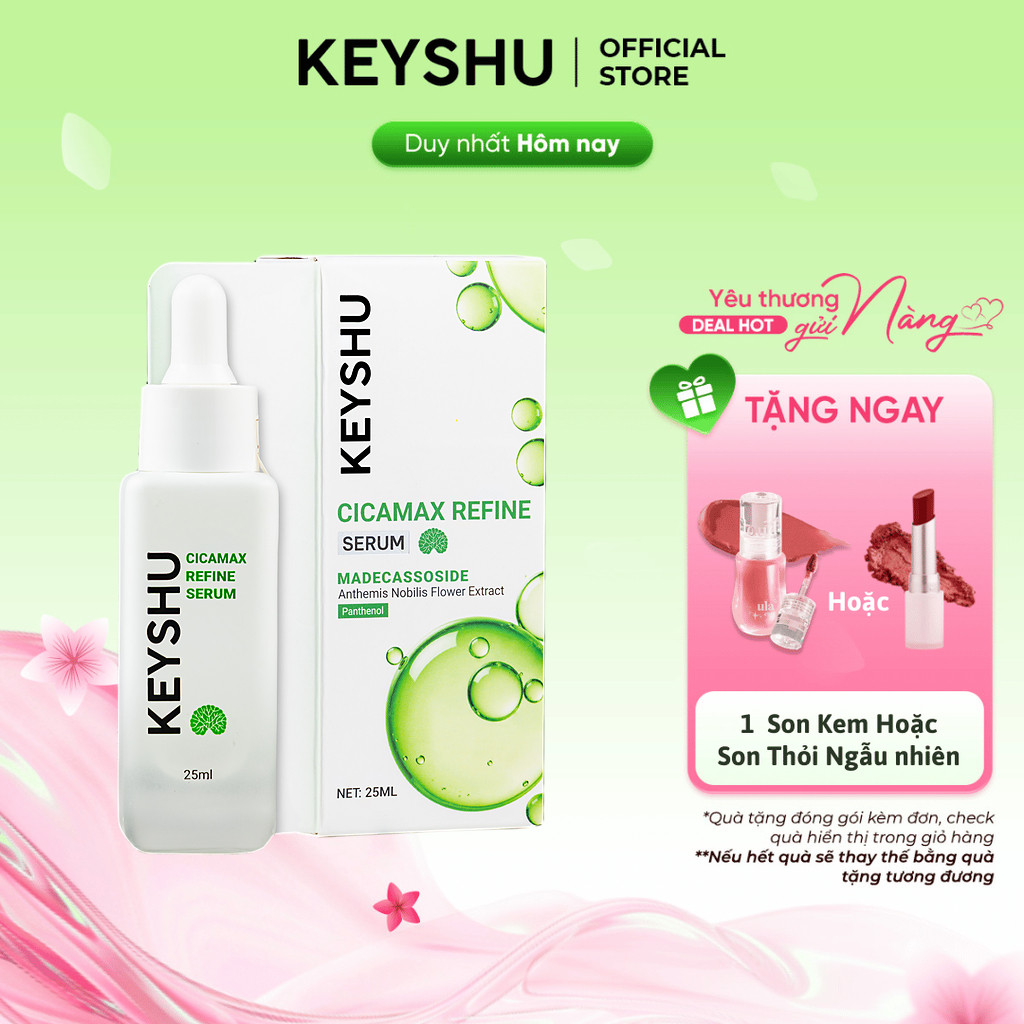 [KOL x KEYSHU] Serum CICAMAX REFINE KEYSHU Chiết Xuất Rau Má Giúp Phục ...