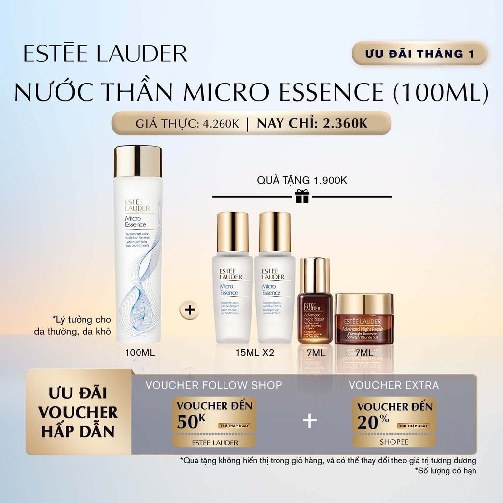 Nước dưỡng tinh chất kích hoạt làn da Estee Lauder Micro Essence ...