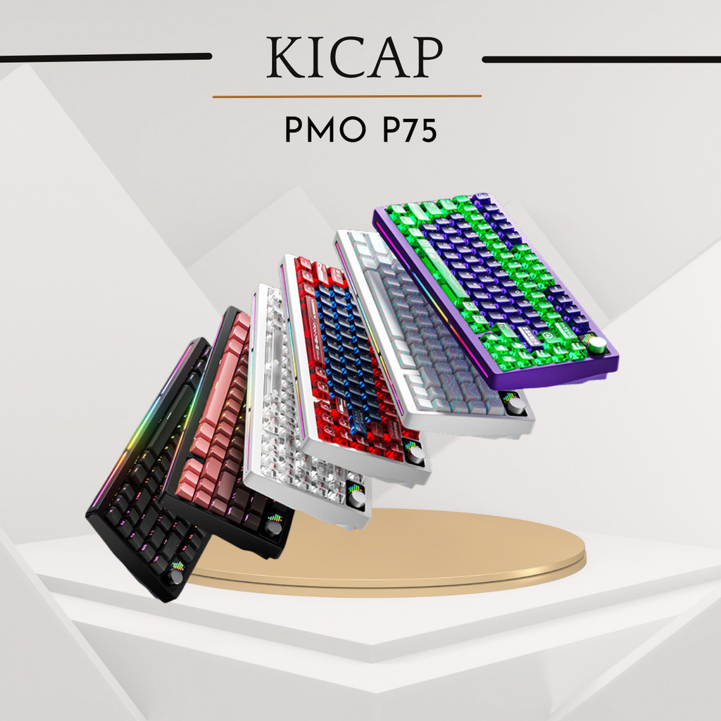 Bàn phím cơ PMO P75 - Siêu phẩm 75% huỷ diệt phân khúc 1 triệu | Shopee ...