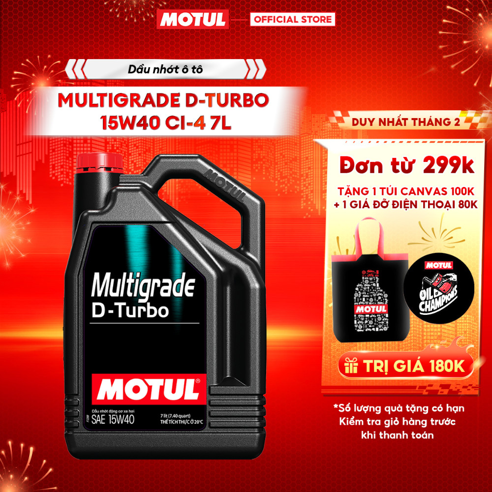 Dầu nhớt xe ô tô MOTUL MULTIGRADE D-TURBO 15W40 CI-4 3X7L VN | Shopee ...
