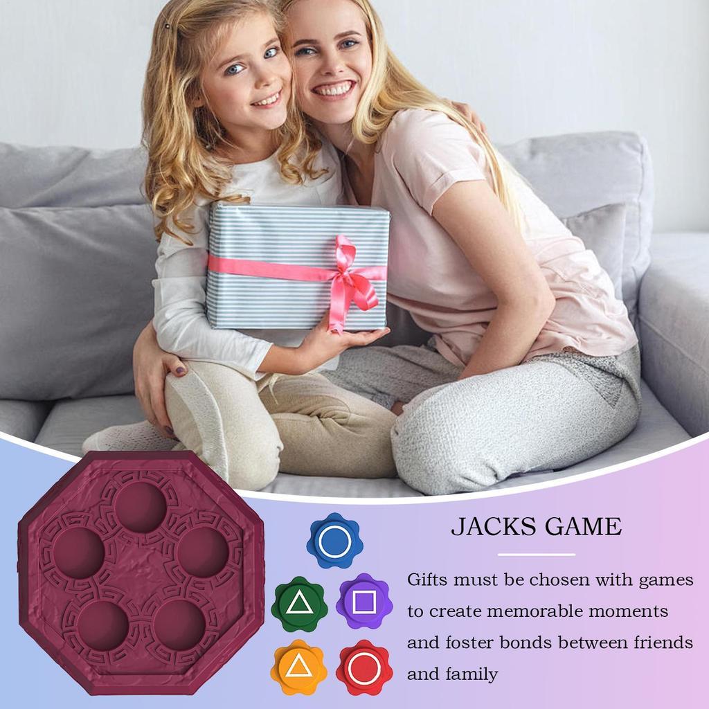 Jack Stones Set Traditional Korean Jacks Game Hitting Stone Tablets ...