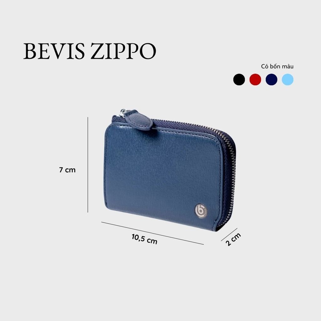 Ví Zip Da Bò Bevis Zippo - Thiết Kế Siêu Mỏng, Thanh Lịch, Bền Bỉ ...