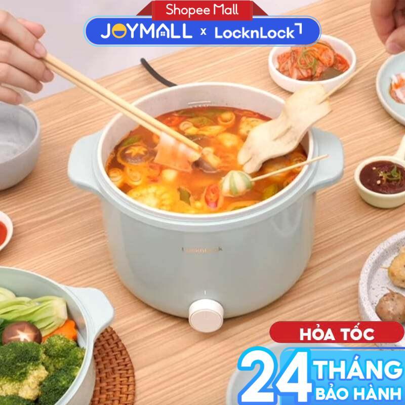 Nồi Lẩu Hấp Điện Đa Năng LocknLock Electric Multi Pot EJP156MIT 2L 600W ...
