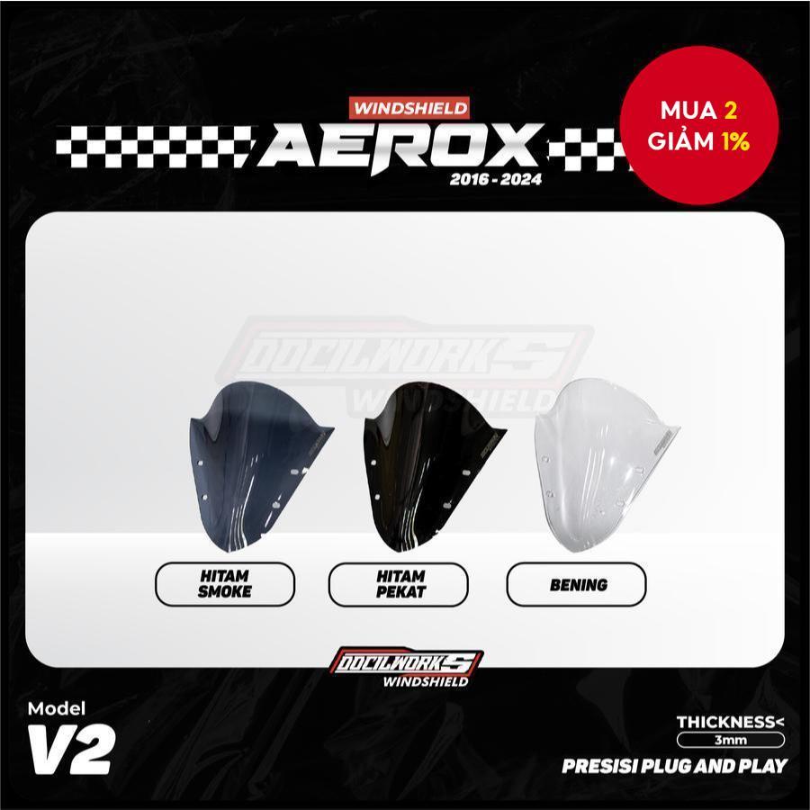 Tấm che Docilworks Sectbill Aerox V2 Kính chắn gió phân loại Carbon cho ...
