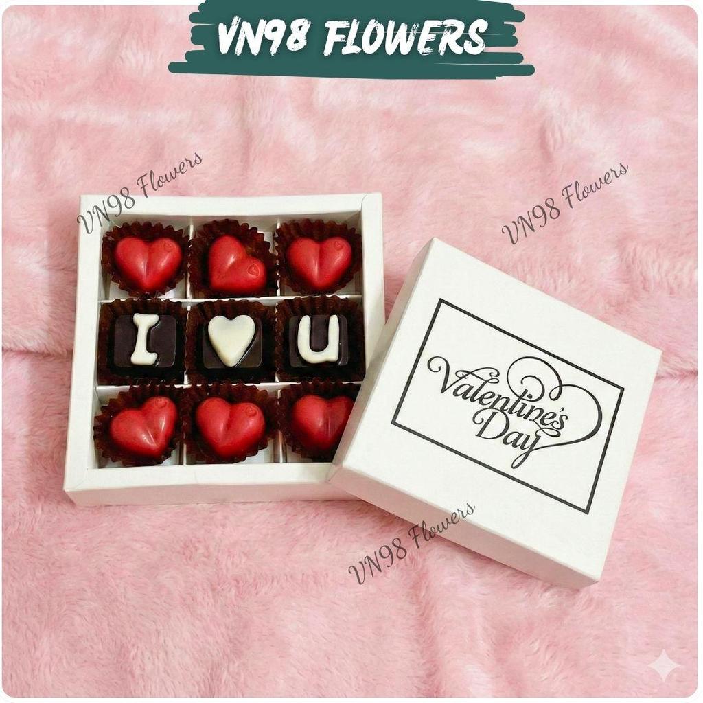 Socola Valentine 2026 Hộp Quà Tặng Kèm Túi "I Love U" VN98 Flowers ...