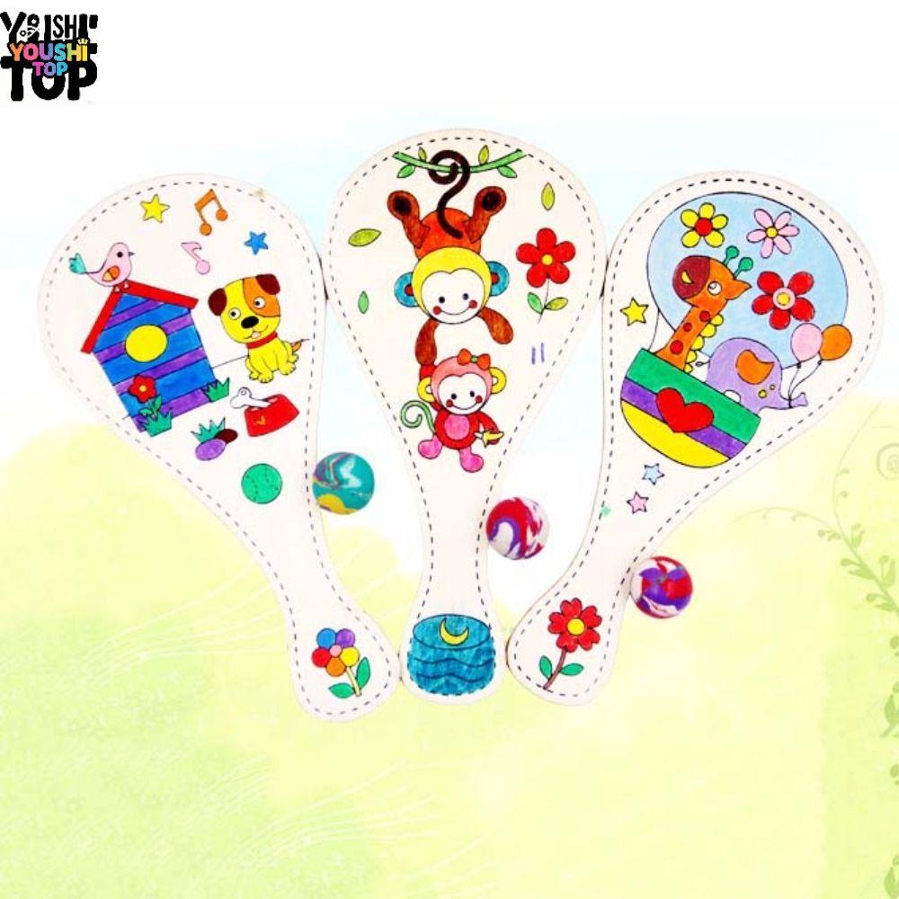 YOUSHI TOP DIY Paddle Ball có dây đàn hồi giáo dục phát triển | Shopee ...