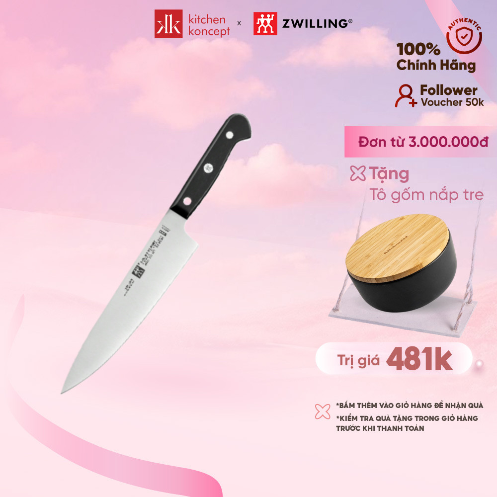 Dao Chef Zwilling Gourmet Thái thịt cá rau củ - 20cm | Shopee Việt Nam