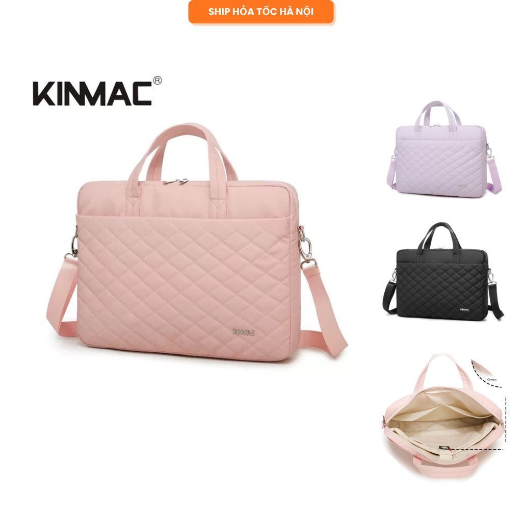Túi đựng laptop macbook chống sốc Kinmac có quai đeo chéo size 13 14 15 ...