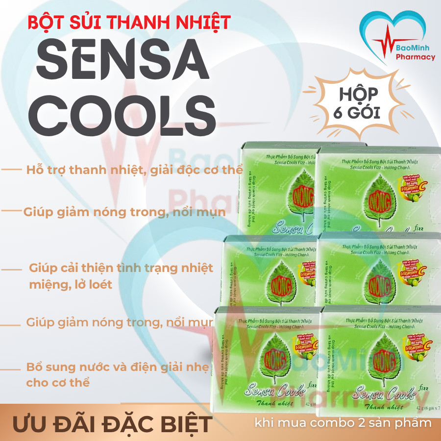 Sensa Cools - Bột Sủi Thanh Nhiệt Giá Tốt, Chính Hãng, Chất Lượng ...