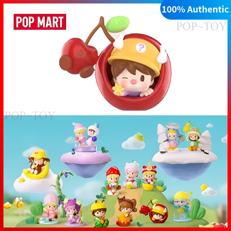 POPMART Sweet Bean Fruit World Adventure Series Figures Cute Gift pop ...