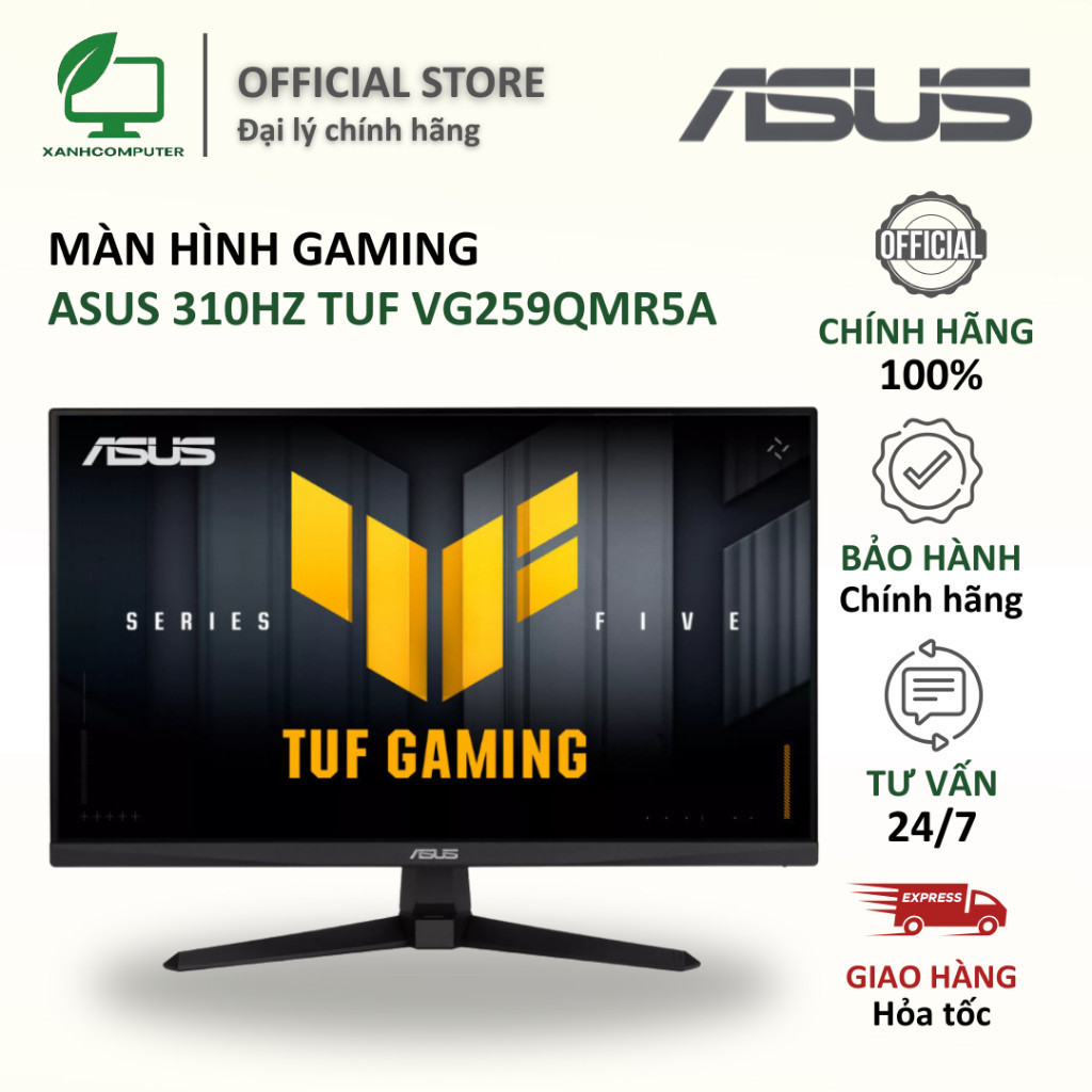 MÀN HÌNH GAMING ASUS 310HZ TUF VG259QMR5A (25 inch/FHD/Fast IPS/310Hz/0 ...