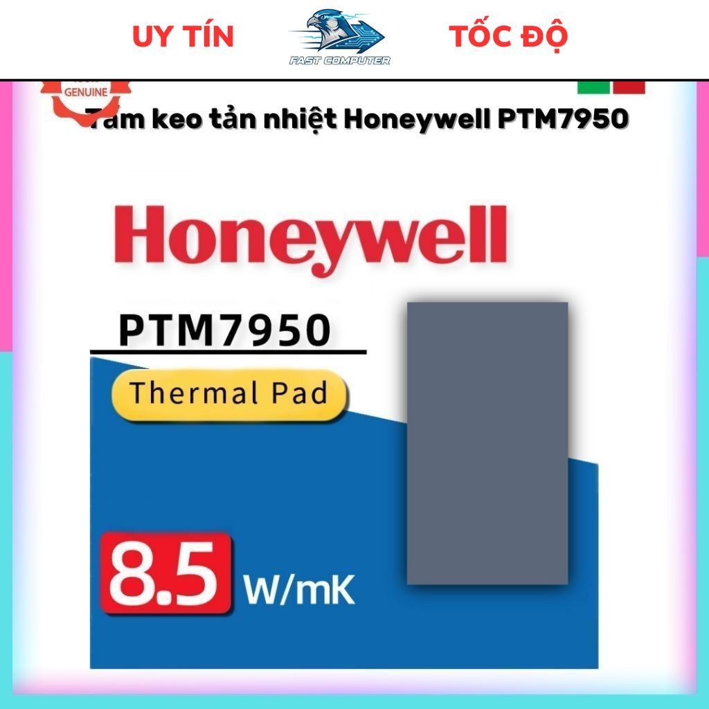 Tấm tản nhiệt CPU GPU Honeywell PTM7950 miếng dán tản nhiệt Honeywell ...