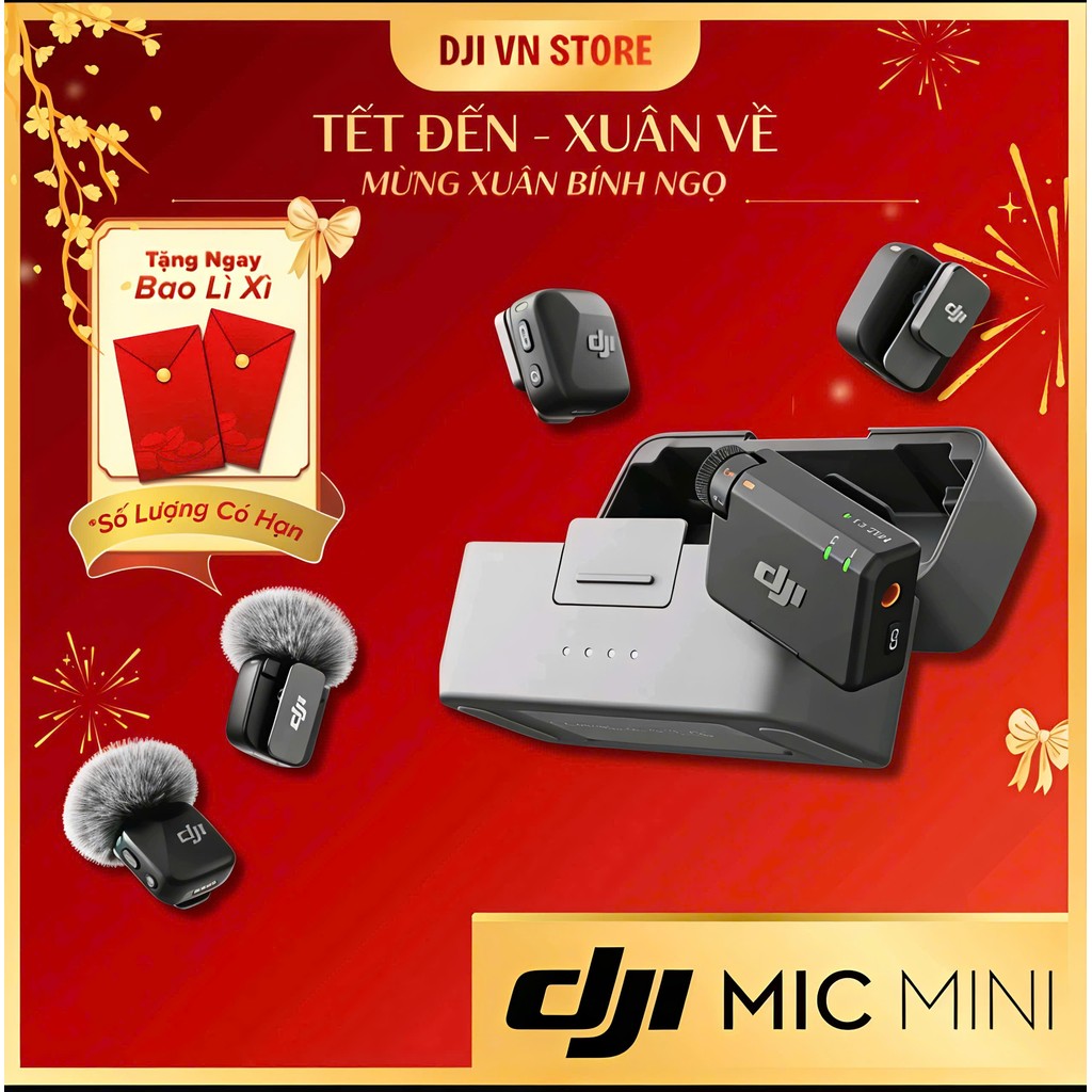 Bộ micro không dây cài áo DJI Mic Mini, khử ồn chất lượng - Phân phối ...