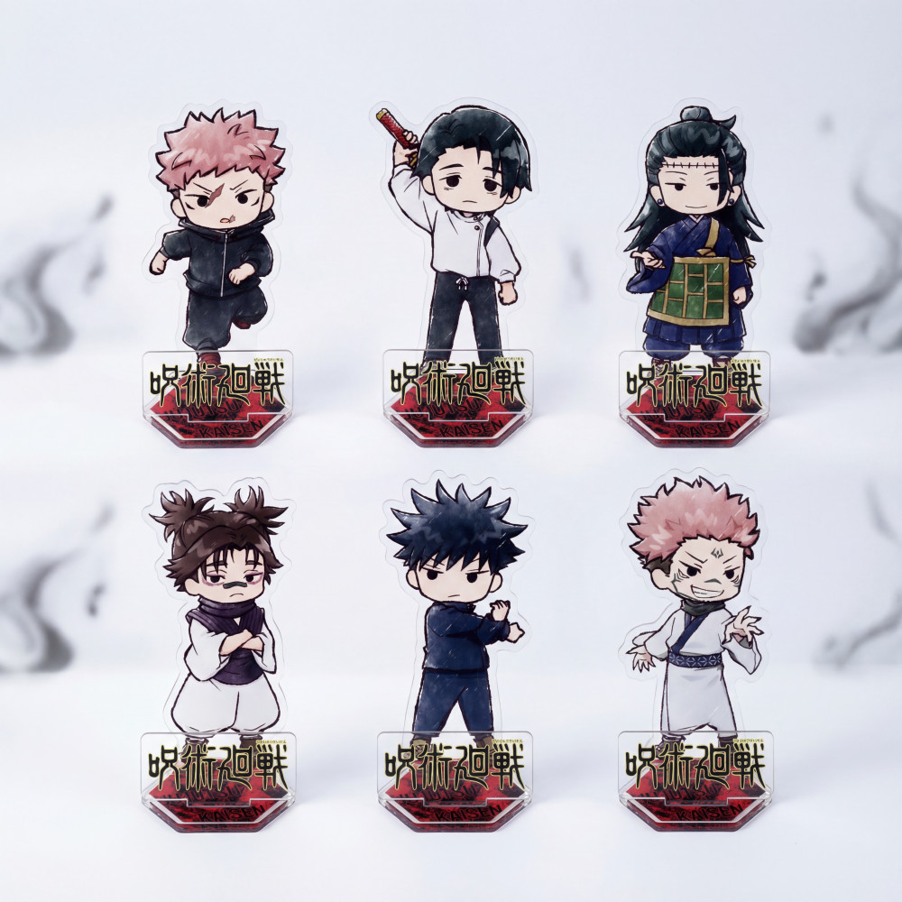 Anime Jujutsu Kaisen 10cm Double-sided Acrylic Stand Chibi Ver. Yuji ...
