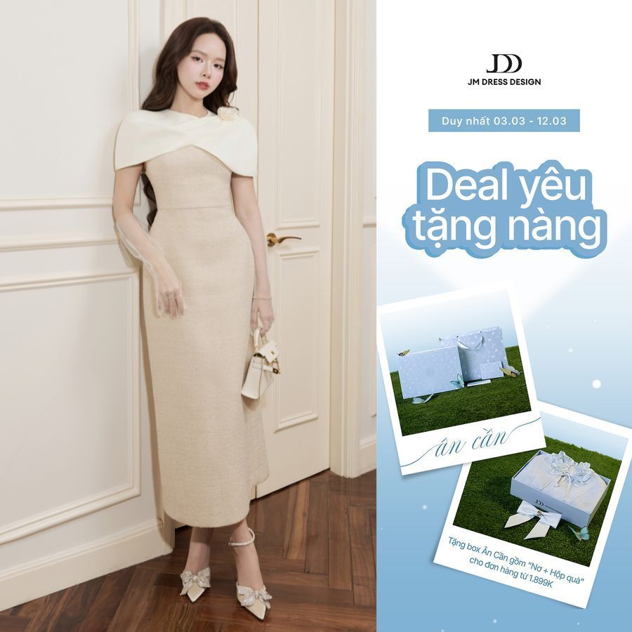 Đầm Dạ Tiệc Tweed 2 Dây Ôm Dài Phối Cape 1F16.2509K. Đầm Dự Tiệc Quiet ...
