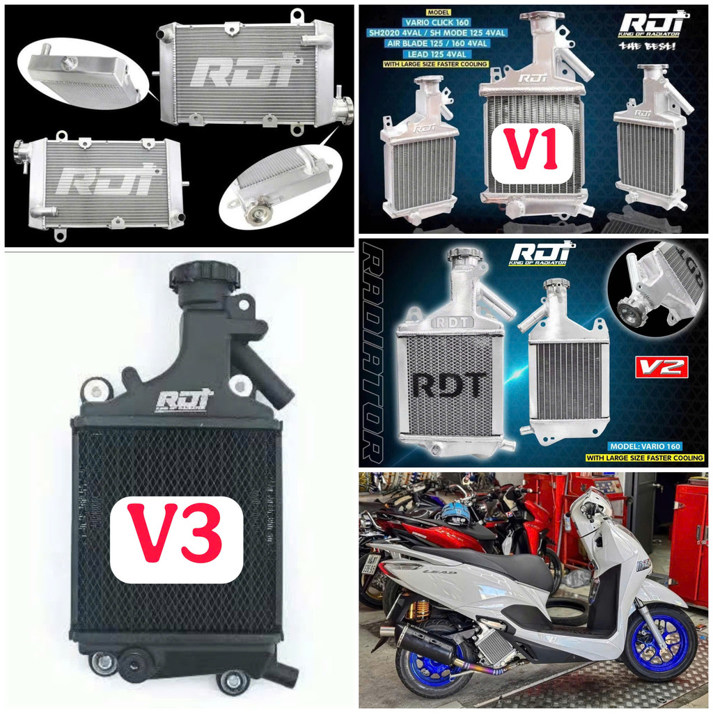 KÉT NƯỚC ĐỘ LỚN RDT RACING 2 VALVE / 4 VAN CLICK VARIO PCX AB125 LEAD ...