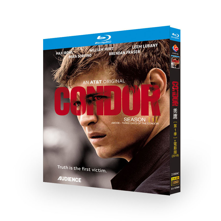 Blu-ray Disc American Drama Condor Season 1 + Movie: Three Days of the ...